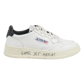 Autry Femme, Chaussures, Blanc, Taille: 36 EU Medalist Low Baskets