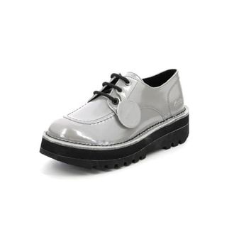 Kickers Class, Derbies Femme, Gris, 39