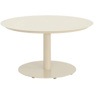 Sweeek Runder Aluminium-Gartentisch &Oslash;140cm f&uuml;r 6 Personen
