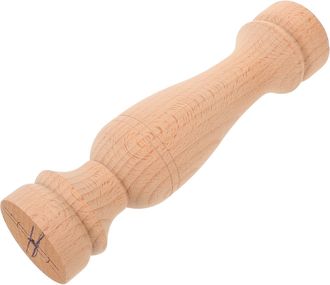 BESPORTBLE Unbemalter Kleiner Gedrechselter Holzpfosten 5x20cm Massives Holz M&ouml;belbein R&ouml;mische S&auml;ule f&uuml;r Schrank und M&ouml;beldekoration Vielseitiges Holzs&auml;ulen Orn