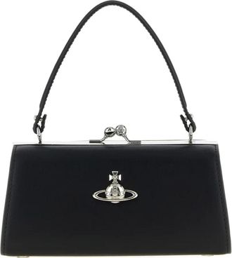 Vivienne Westwood Femme, Sacs, Noir, Taille: ONE Size Doll XL Frame Purse