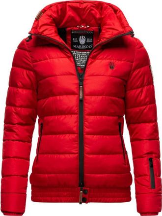 Marikoo Steppjacke Poison stylische Damen Winterjacke mit hohem Kragen