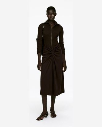 Arket Midirock Mit Knotendetail -Braun