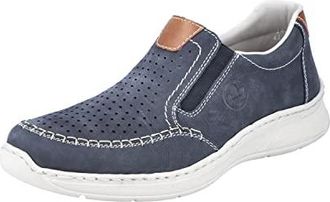 Rieker Homme 14365 Mocassin, Blau, 40 EU