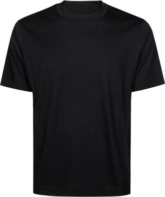 Daniele Fiesoli Homme, Tops, Noir, Taille: S T-shirt mm Collo Spesso