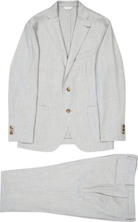 Boglioli Homme, Costumes, Gris, Taille: 2XL Virgin Wool-Silk Suit