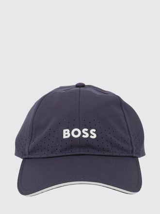 HUGO BOSS Baseballkappe aus Polyester mit kontrastierendem Logo und Schirm