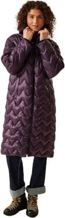 Regatta Cambrie II Veste matelassée longue à capuche pour femme, Bordeaux, 46