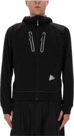 And Wander Homme, Vestes, Noir, Taille: M Veste Active Technique dExt&eacute;rieur &agrave; Capuche