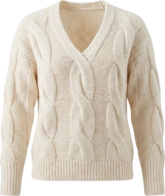 Roberto Collina Damen, Strickwaren, Beige, SGr&ouml;&szlig;e