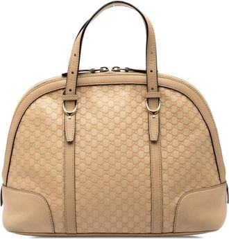 Gucci Hobo Bags - Small Microguccissima Nice Dome Satchel - Gr. unisize - in Braun - f&uuml;r Damen