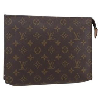 Louis Vuitton Pre-owned Canvas Pouch - - Pre-owned - Damen - Braun - ONE SIZE