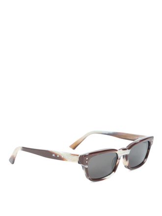 Marni Lunettes De Soleil - Bleu Fonc&eacute;