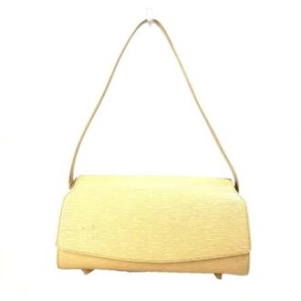 Louis Vuitton Pre-owned Cuir sacs-louis-vuitton - Femme - Pre-owned - Jaune - Taille: ONE Size