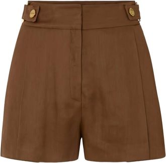 Elisabetta Franchi Femme, Shorts, Brun, Taille: 34 FR Shorts anelli
