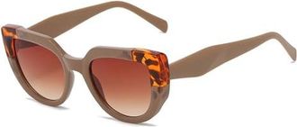 Generic Lunettes De Soleil D&eacute;coratives Tendance For Hommes Et Femmes, Id&eacute;ales For Les Photos De Vacances En Plein Air En Polarisation.(Brown)