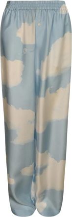 Moschino Femme, Pantalons, Bleu, Taille: 36 FR Pantalons de surv&ecirc;tement