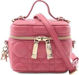 Dior Lady Dior Micro Vanity Canage-Tote Bag - Rosa