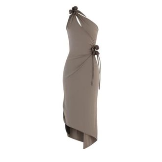 Coperni Asymmetrisches One-Shoulder Mini-Kleid - - Dresses - Damen - Braun - M