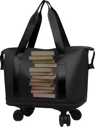 Generic Rollende Seesack mit abnehmbaren Rädern und verstellbaren Schultergurten, großes erweiterbares Handgepäck mit Griff und Kofferhülse, Reiseflugzeugweek