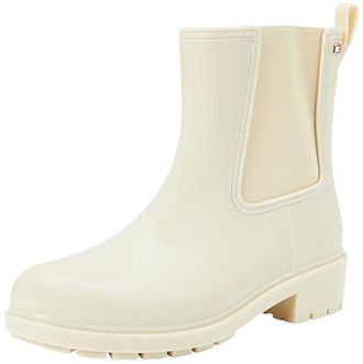 Tommy Hilfiger Women FLAG RAINBOOT, Country Ivory, 40 EU