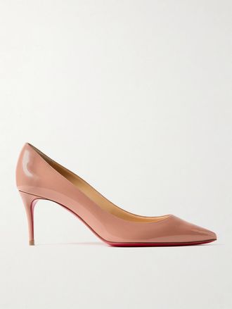 Christian Louboutin Escarpins En Cuir Verni So Kate 70mm - Neutres