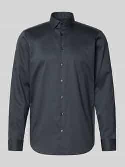 Jake*s Regular Fit Business Hemd aus Baumwolle mit Kentkragen