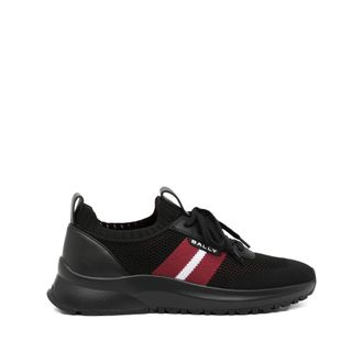 Bally Schwarzer Sneaker mit Schn&uuml;rung und Zuglasche - - Shoes - Herren - Schwarzk - 44 EU