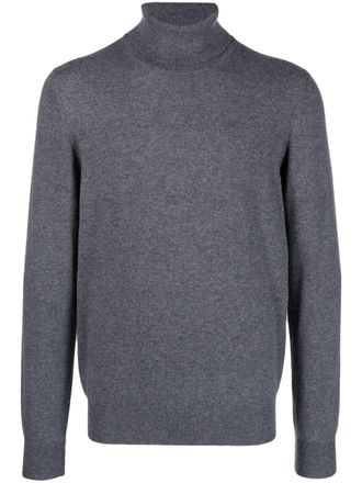 Barba Melierter Pullover aus Kaschmir - Grau