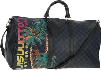 Louis Vuitton unisex, Pre-owned, Bleu, Taille: ONE Size Sac Week-end Pre-owned
