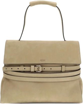 Moschino Hobo Bags - Structured Rectangular Bag - Gr. unisize - in Beige - f&uuml;r Damen