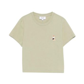 Maison Kitsun&eacute; Damen, Oberteile, Gr&uuml;n, XSGr&ouml;&szlig;e