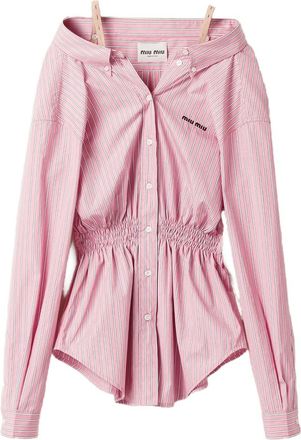 Miu Miu Striped Mini Dress