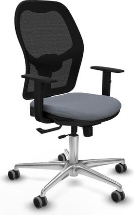 Piqueras y Crespo Jorquera Schreibtischstuhl mit 1D-Armlehnen, h&ouml;henverstellbare Lendenwirbelst&uuml;tze, ausgestattet mit Syncro/Traslack und eingespritztem Schaumstoff, Ro