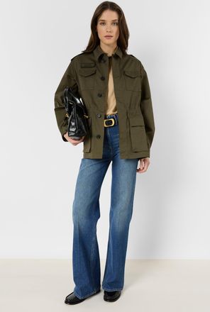 Gerard Darel Veste esprit militaire - TESSAIA - Vert Kaki