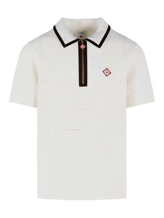 Casablanca Poloshirt - Wei&szlig;