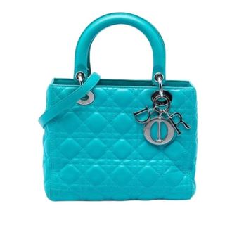 Dior Sac &agrave; main Lady Pre-owned - Femme - Pre-owned - Bleu - Taille: ONE Size