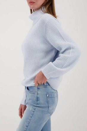 Monari Rundhalspullover 809509 braun