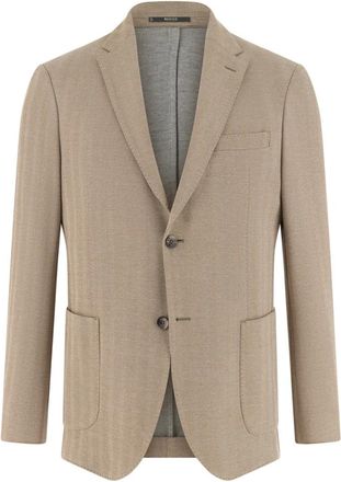 Boggi Milano Homme, Vestes, Beige, Taille: 3XL Bari Jacket
