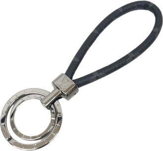 Louis Vuitton unisex, Pre-owned, Gris, Taille: ONE Size Porte-cl&eacute;s en toile Pre-owned