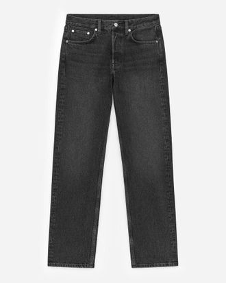 Arket SNOW Straight Jeans -Schwarz