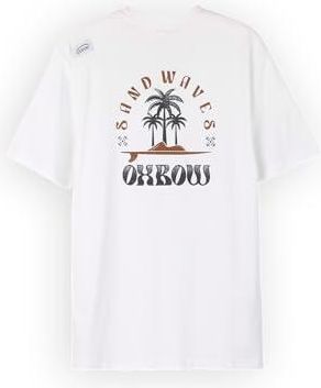 Oxbow Tee-Shirt Manches Courtes eco SANDWAVES Hiver 2025 Manches Courtes, Col Rond, Motif sur Le Dos