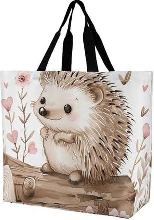 Generic H&eacute;risson Assis Dessus Sac &Agrave; Bandouli&egrave;re D&eacute;contract&eacute; Sacs Grand Sac Courses Pour Shopping Gym Universit&eacute;