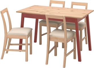 IKEA PINNTORP / PINNTORP Tisch und 4 Stühle