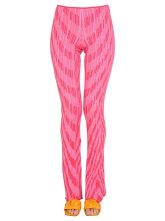 Philosophy di Lorenzo Serafini Striped Viscose Trousers - Pink