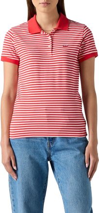 Levi's Damen Lse_Levis Hm Polo Polohemd, Marigold Stripe Mars, XS