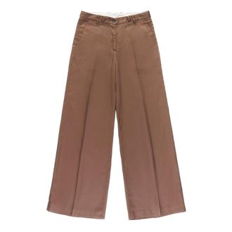 Nine In The Morning Braune Nadia Damen Hose - - Trousers - Damen - Braun - W25