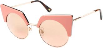 Web Eyewear Femme, Accessoires, Rose, Taille: ONE Size Lunettes de soleil oeil-de-chat en ac&eacute;tate