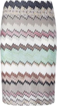 Missoni Femme, Jupes, Multicolore, Taille: 42 FR Midi Skirt