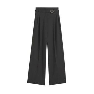 HUGO BOSS Femme, Pantalons, Noir, Taille: 38 FR Wide Pantalons